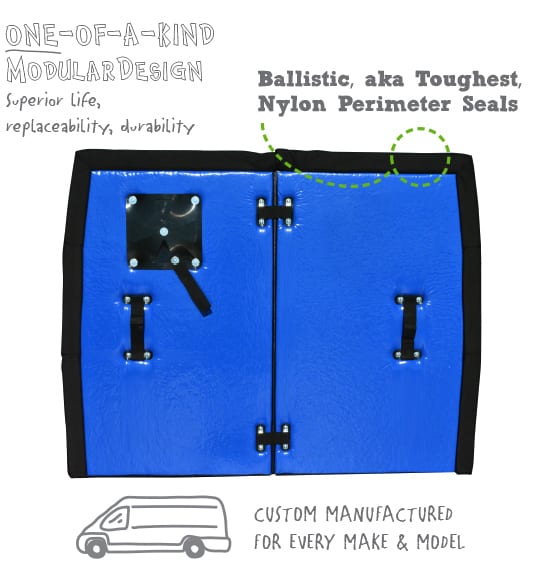 Delivery Van Insulated Bulkhead, Randall Temp Control